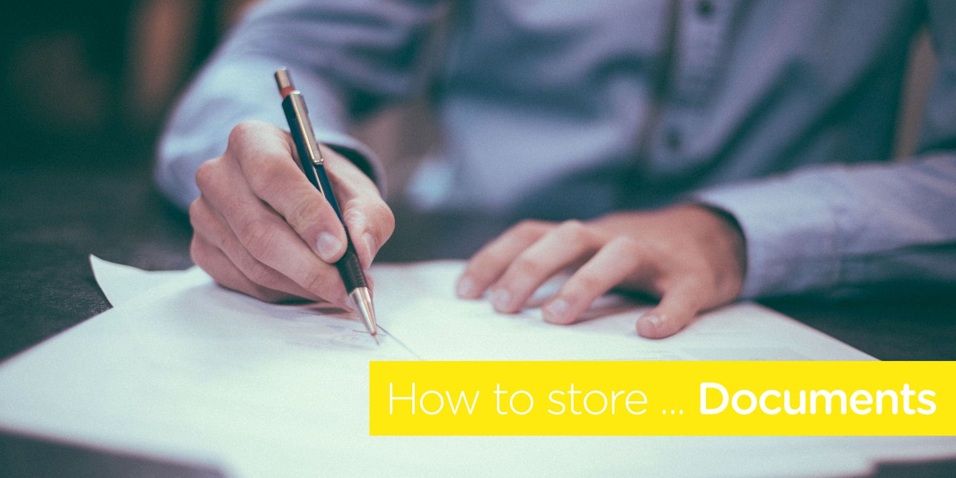 How to Organise and Securely Store Documents | Self-Storage | Storage Vault